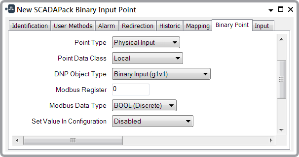 DNP3 SCADAPack Driver Guide - Configure Common Properties of DNP3 SCADAPack Points (Points Used ...